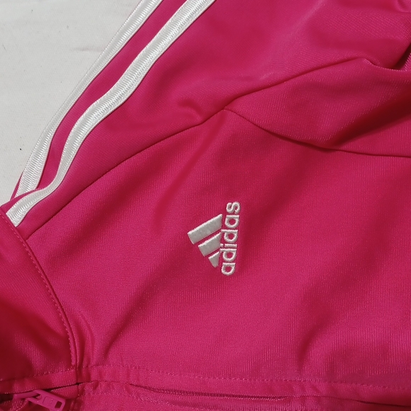 adidas | Matching Sets | Adidas Hot Pink Zip Up | Poshmark